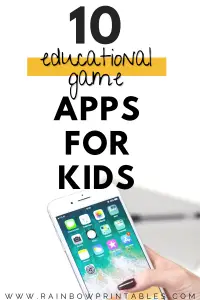 10 Fun & Silly Game Apps for Kids & Tweens To Enjoy - Rainbow Printables