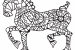 30 Relaxing Low-Stress Zentangle Mosaic Horse Coloring Pages - Rainbow ...